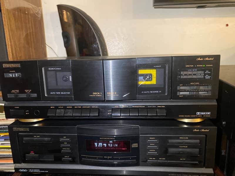 Fisher 5 cd player and fisher double cassettes player | Reverb