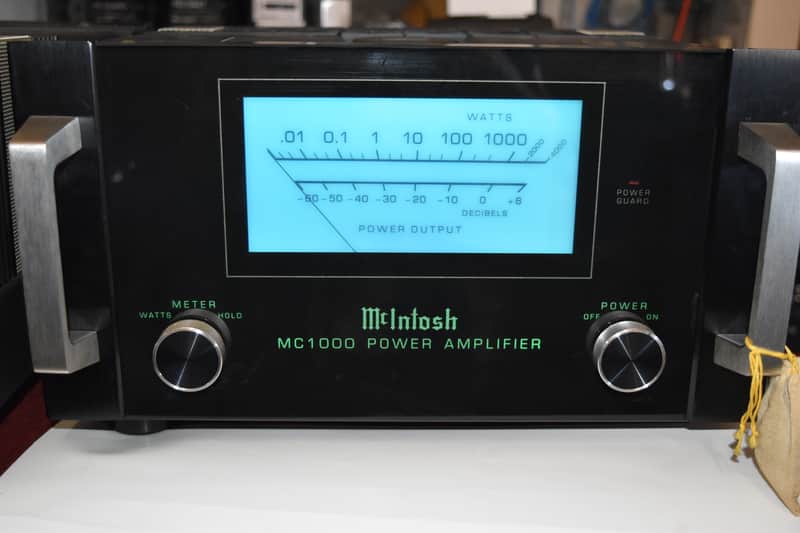 McIntosh MC1000 1000-Watt Mono Solid State Power Amplifier | Reverb