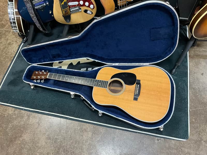 Martin D35P acoustic electric guitar made in USA 1988 vintage | Reverb