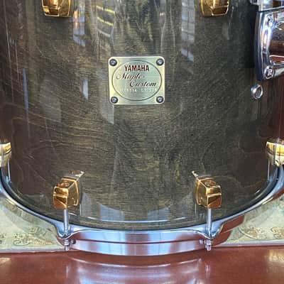 Yamaha Maple Custom - 14x12 hanging tom - Transparent Black | Reverb