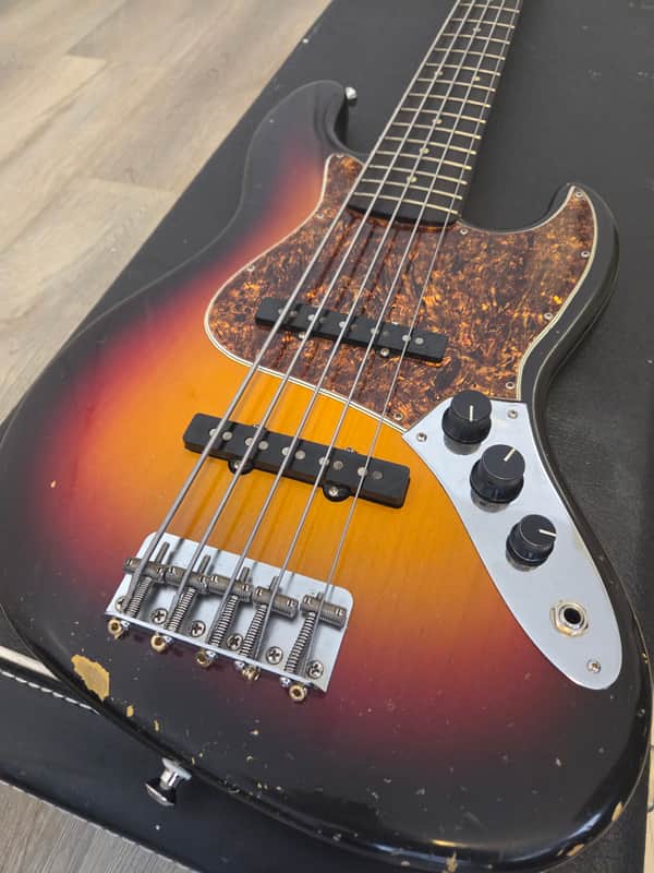 Moollon Jazz Bass V 00s - Sunburst | Reverb