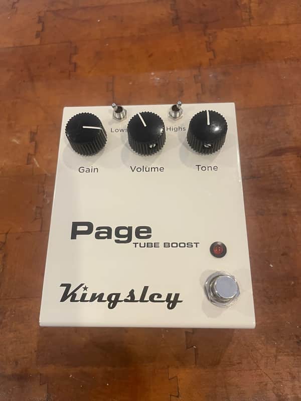 Kingsley Page Tube Boost V2 2010s - White | Reverb