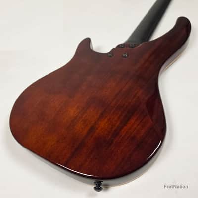 KLOS Apollo V Custom 5-String Bass Blue Flame w/ Blackouts | Reverb