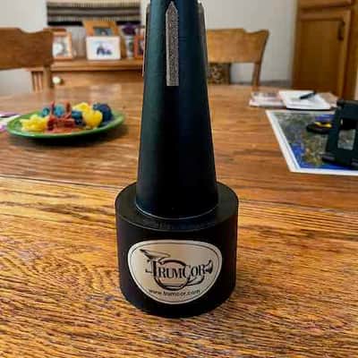 TrumCor Flugel Lyric 410 Mute 2026 - Black Paint | Reverb