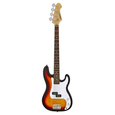 Aria Pro II STB-PB Electric Bass Guitar-White (Black | Reverb
