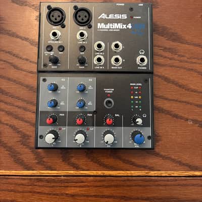 Alesis MultiMix 4 USB 4-Channel Mixer 2010s - Black | Reverb