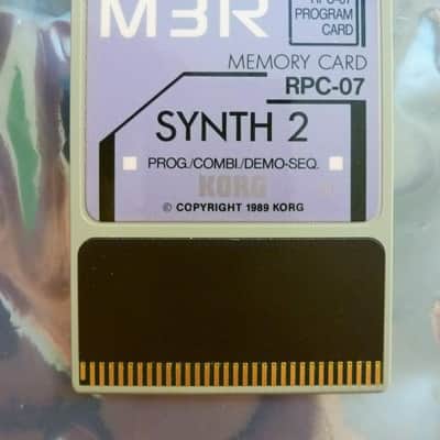 Tested Working RARE Korg RPC-07 SYNTH 2 Program/Combi | Reverb
