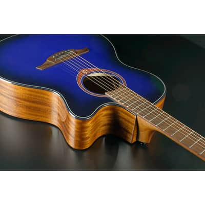 LÂG T BLUE DCE | Tramontane Dreadnought Cutaway | Reverb Canada