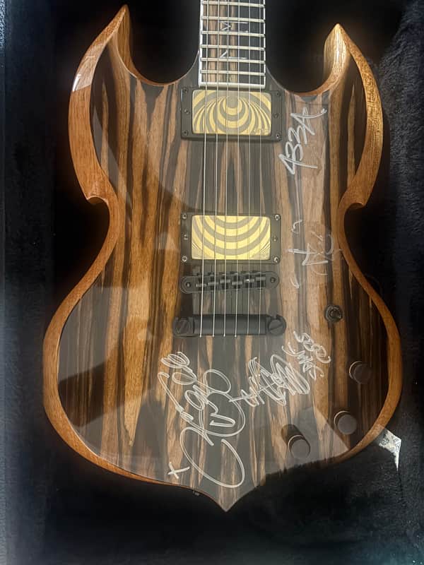 Wylde Audio Barbarian Pale Moon Ebony signed by Zakk Wylde | Reverb