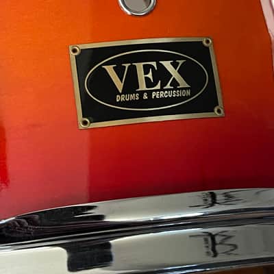 VEX 14 x 6.5 Inch Snare Drum Tequilla Burst Gradient Red | Reverb