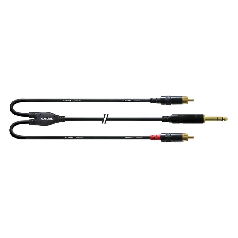 Cordial CFY 6 VCC Y-Audio Cable 6m Rean - Insert Cable | Reverb