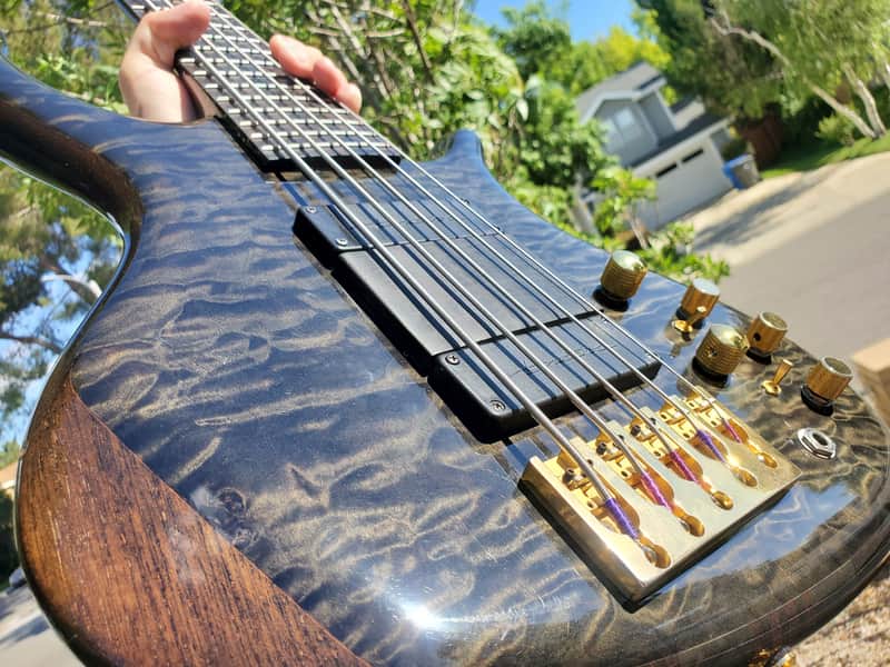 Schack Unique V 5 String Bass 36" Scale with Aguilar Preamp | Reverb
