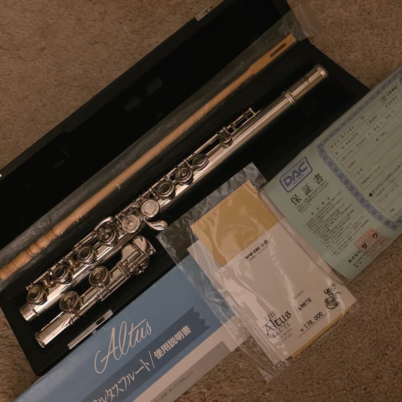 Altus 907E Flute Handmade Split E Offset G- Body only | Reverb