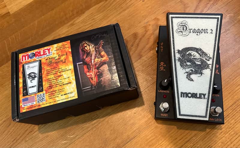 Morley George Lynch Signature Dragon 2 Wah - Mint in Box | Reverb