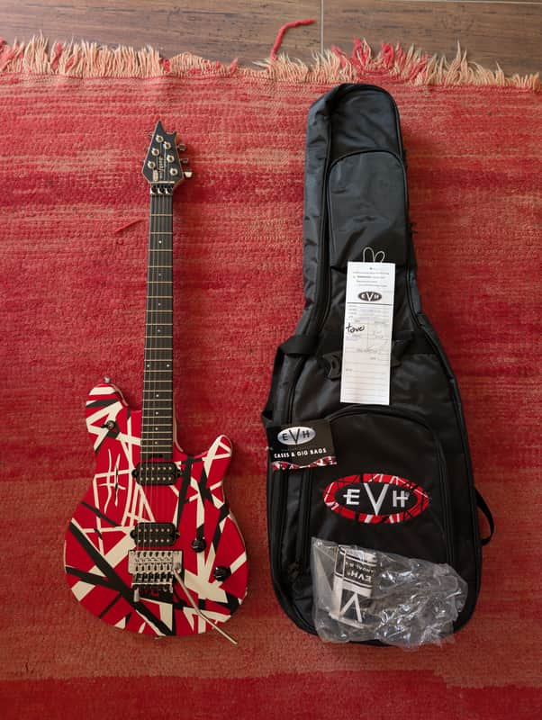 EVH Wolfgang® Special Striped Series - Red Black and White | Reverb