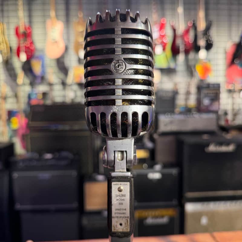 1960's Shure Model 555 Unidyne Microphone Fair Condition | Reverb