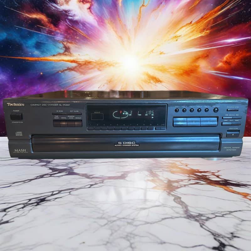 Technics 5 Disc Rotary Carousel CDChanger Player TESTED | Reverb