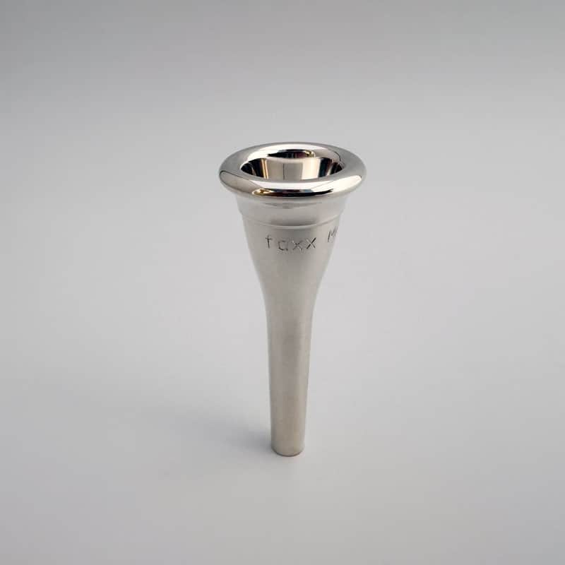 Faxx MC - French Horn One-Piece Mouthpiece - Silver-Plated | Reverb