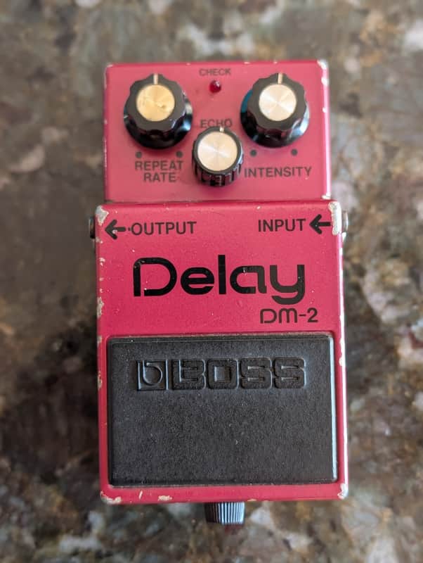 Boss DM-2 Delay (Black Label) 1981 - 1984 - Pink | Reverb