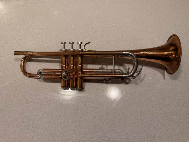 Czech Trumpet from the Soviet Era Copper Finish 1970's | Reverb
