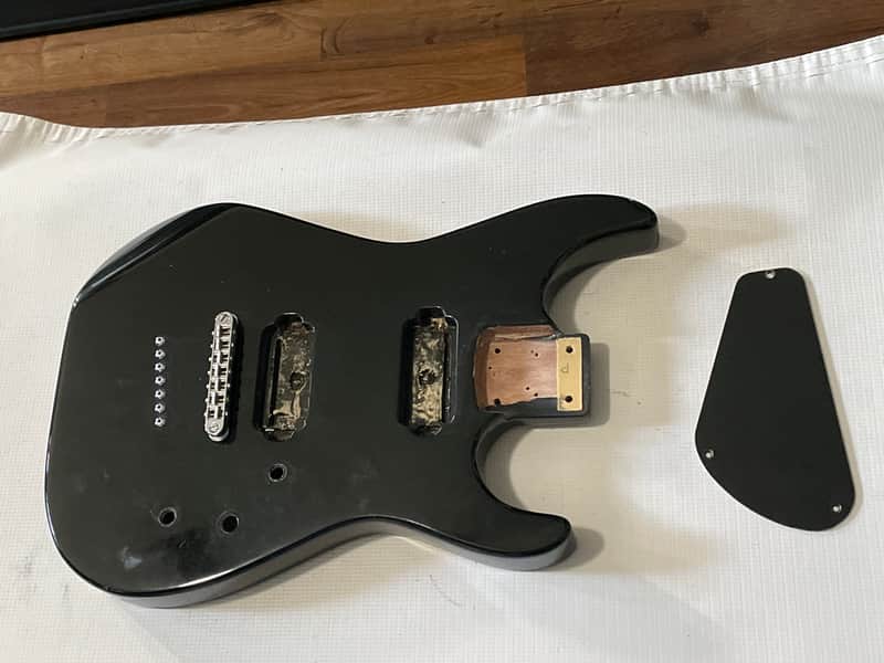 2000's Made in Japan Jackson DR7T Dinky 7 String Black Guitar | Reverb