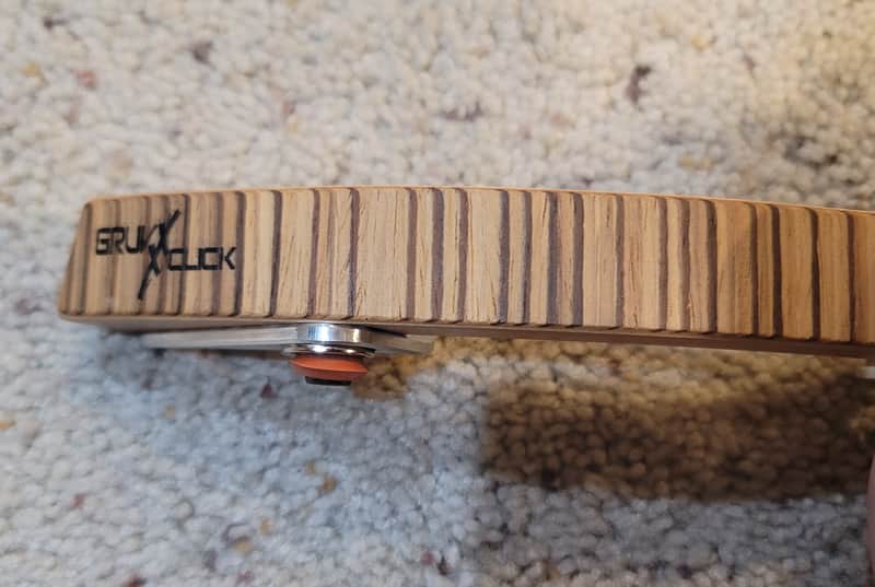 🥁 Gruv X-Click Zebrawood Veneer Percussion Block – Bright, | Reverb