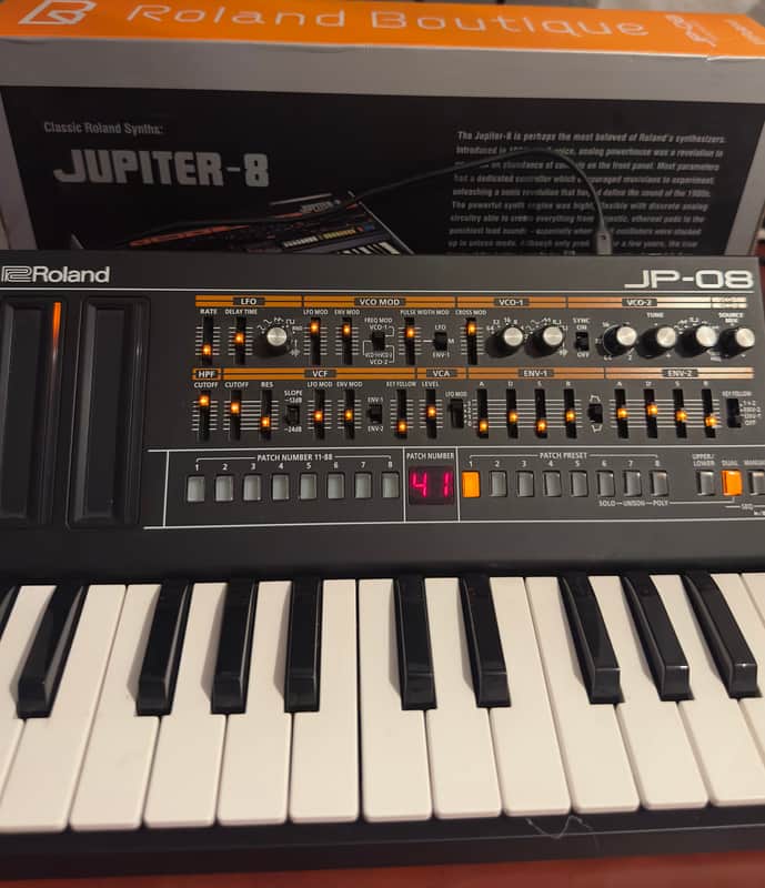 Roland JP-08 with K-25m Keyboard | Reverb