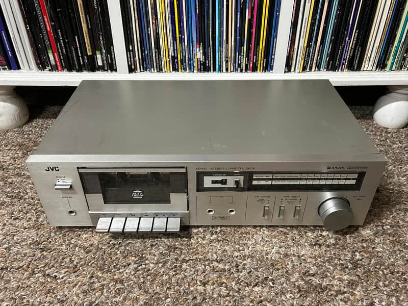 Vintage JVC KD-D2 Stereo Cassette Deck Silver Japan 1980s | Reverb