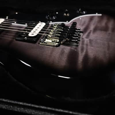 Gibson Victory Figured Top Electric Guitar Translucent Ebony | Reverb