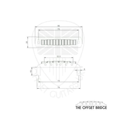 The Offset Bridge VI Stainless Steel® - Premium Bass VI | Reverb