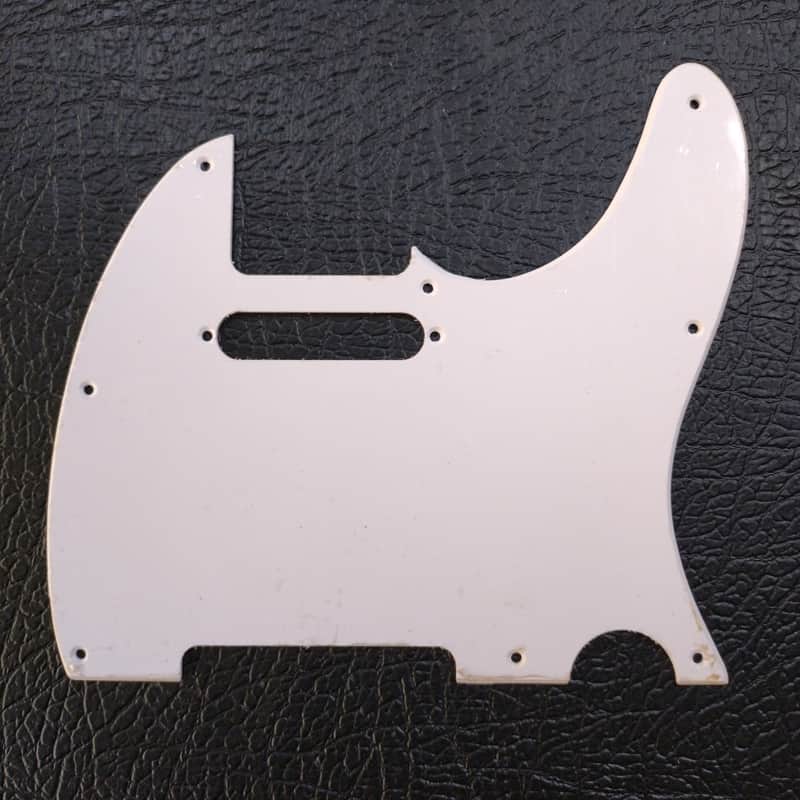 Squier Telecaster Pickguard - White | Reverb