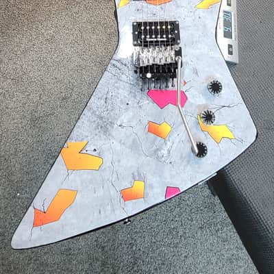 Dean Z Dime Floyd Rose 25.5 Scale Custom Primal concrete | Reverb