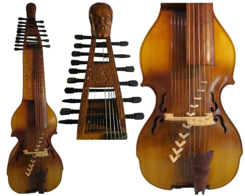 Carved Rare Baryton SONG Maestro 6x10strings 25 1/4 "(641mm) | Reverb