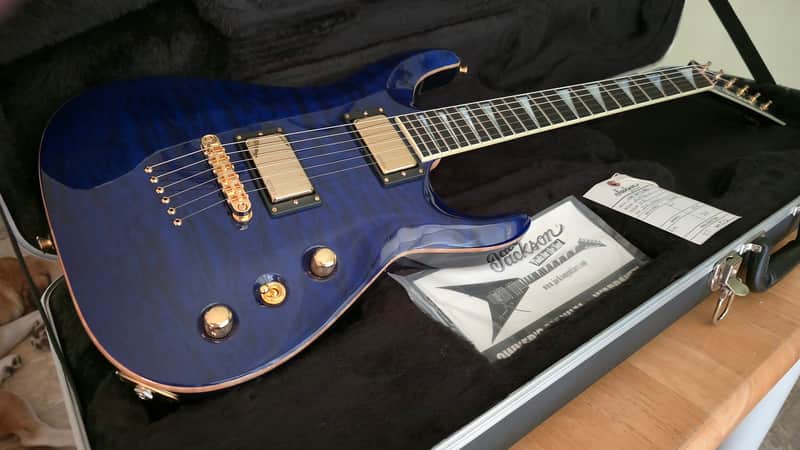 2005 Jackson USA Select Series SLATQH Soloist Arch Top in | Reverb