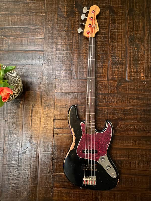 Fender MJT Nitro Relic 61 62 Jazz Bass Replica Flea | Reverb France