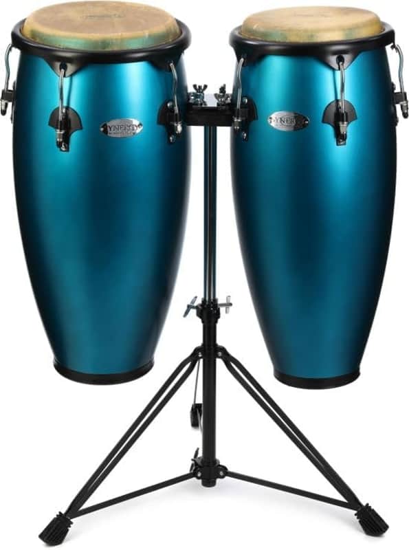 Toca Percussion Synergy Wood Conga Drum Set 10" & 11" Heads - | Reverb