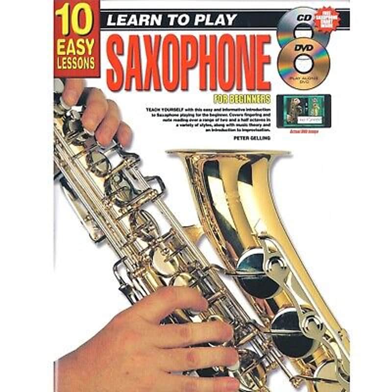 Saxophone Alto Sax Or Tenor Sax For Beginners 10 Easy Lessons | Reverb