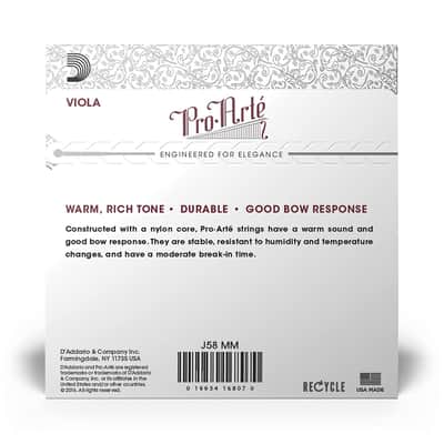 D'Addario Pro-Arte Viola String Set, Medium Scale, Medium | Reverb