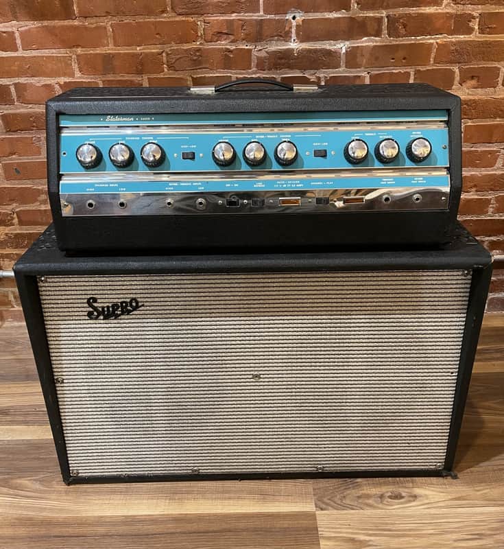 Supro Statesman 1966 Head/Cab - Owned by Brian Setzer | Reverb