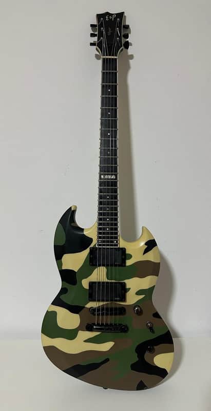 ESP Viper - Japan - Woodland Camouflage - Rare Color | Reverb