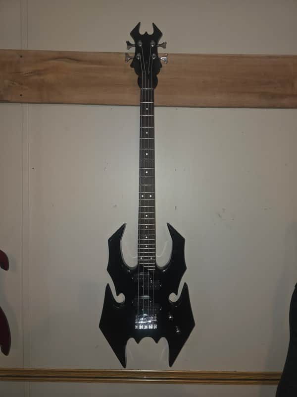 Jerry only knockoff Black spider electric bass 2024 | Reverb
