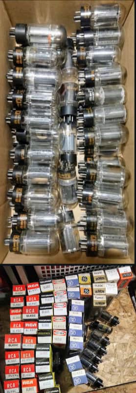 10 pcs RCA 6l6gc 1960s audio power output tubes | Reverb