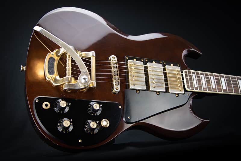 Ibanez 2383 "Lawsuit Era" SG Custom MIJ 1970's - Walnut Brown | Reverb