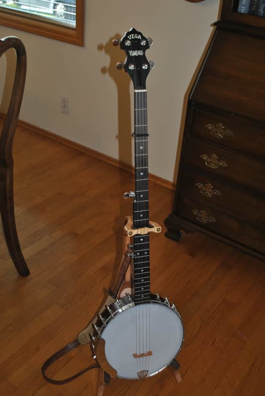 Deering Vega long neck banjo w/HSC | Reverb