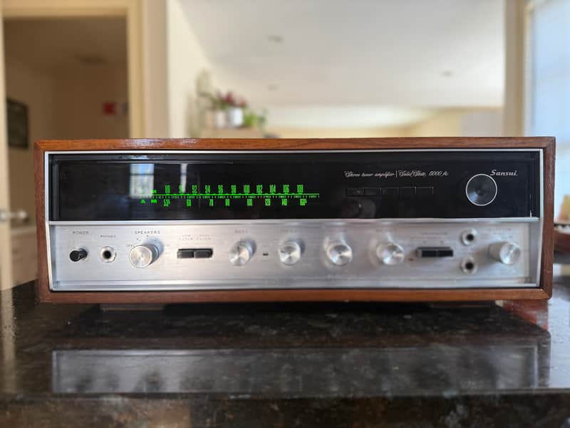 🎛️ Sansui 5000A Vintage Stereo Receiver w/ Wood Case – Powers | Reverb