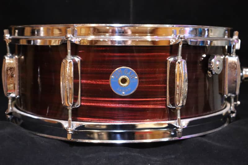 "Zim-Gar" MIJ Wine Red Pearl 8-Lug Snare | Reverb