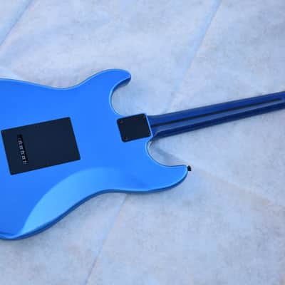 Custom Pre-order! Stratocaster HHH Metallic Blue Hot Rails | Reverb