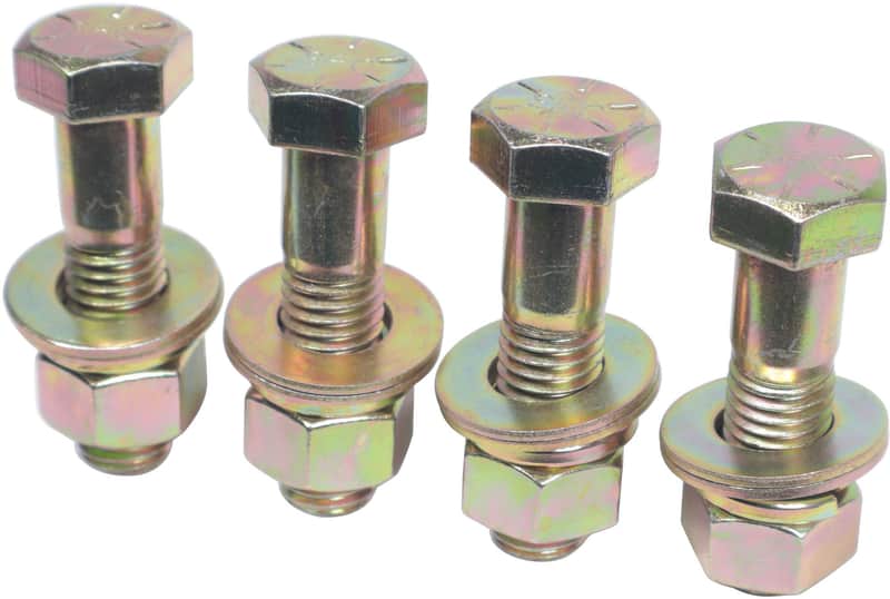 ProX XT-BTSBX4-G8 Set of (4) 2.5 Length Hex Short Yellow Zinc | Reverb