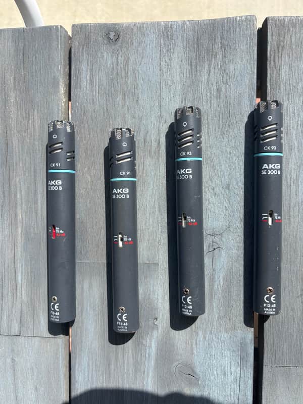 AKG SE300B Modular Condenser Microphone Set – 4x Bodies, 2x | Reverb