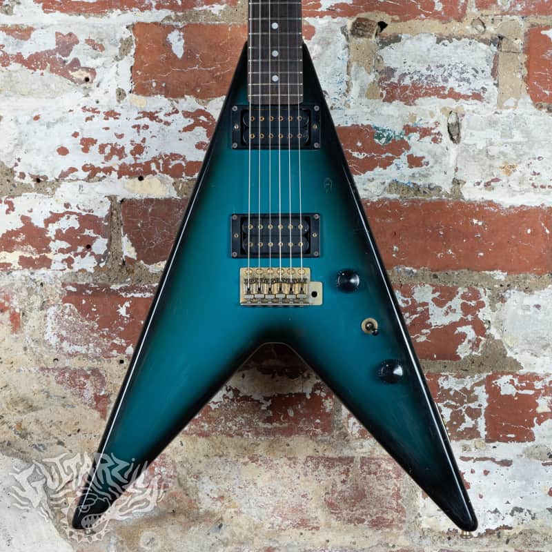 Aria Pro II XX Deluxe V 1982 Blue Black Sunburst MIJ Japan | Reverb